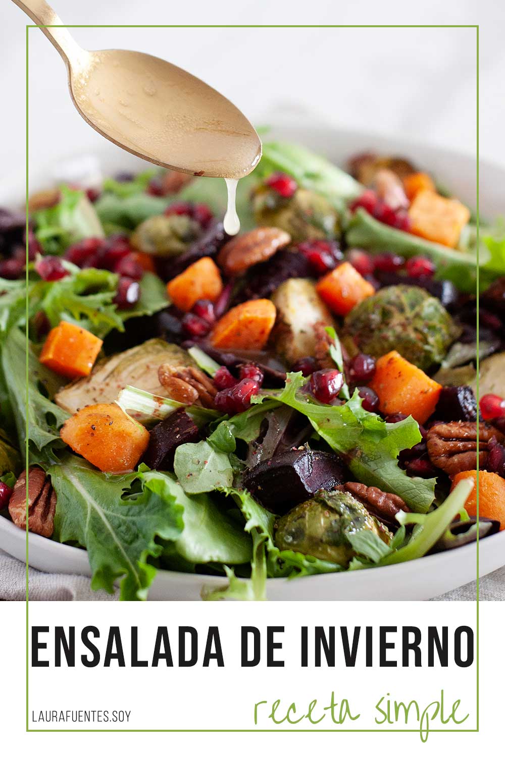 Ensalada de Invierno con Verduras Asadas | Fácil y Casero