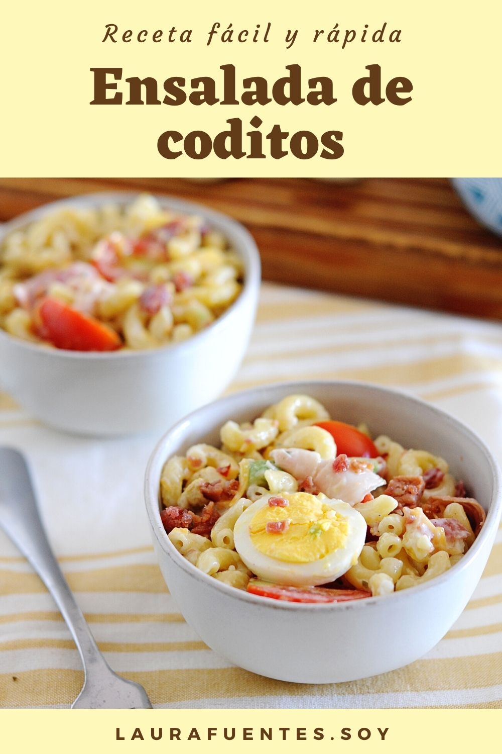Ensalada De Coditos Fácil Y Rápida Fácil Y Casero