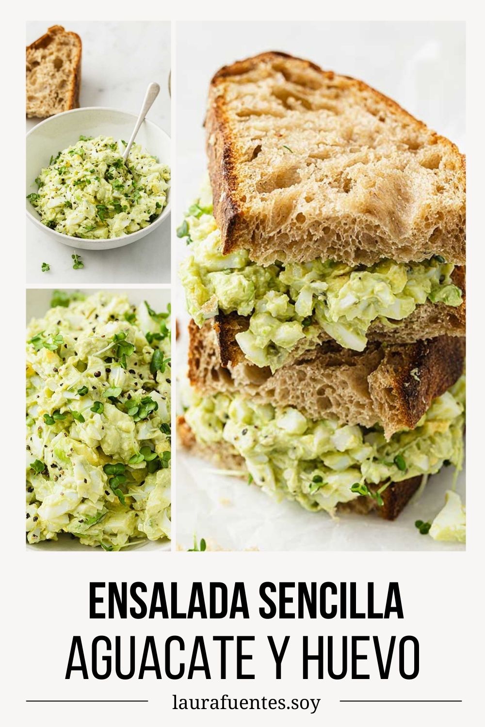 Ensalada de Aguacate y Huevo Sencilla | Fácil y Casero