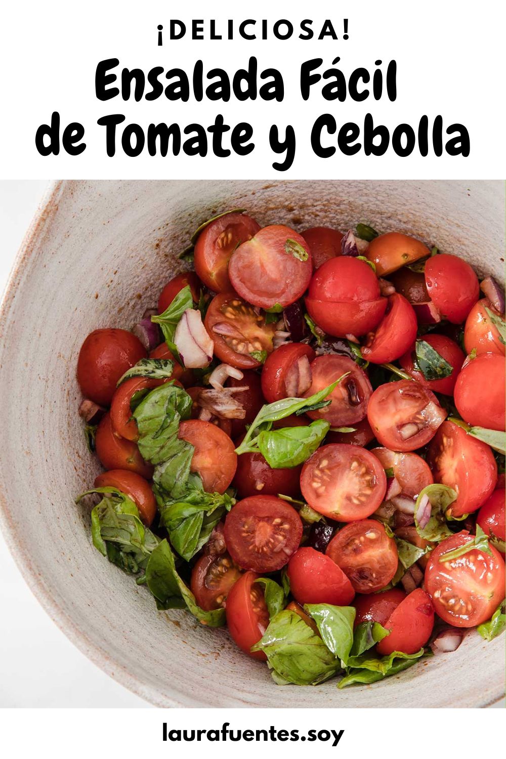 Ensalada de Tomate y Cebolla: ¡Fácil y rápida! | Fácil y Casero