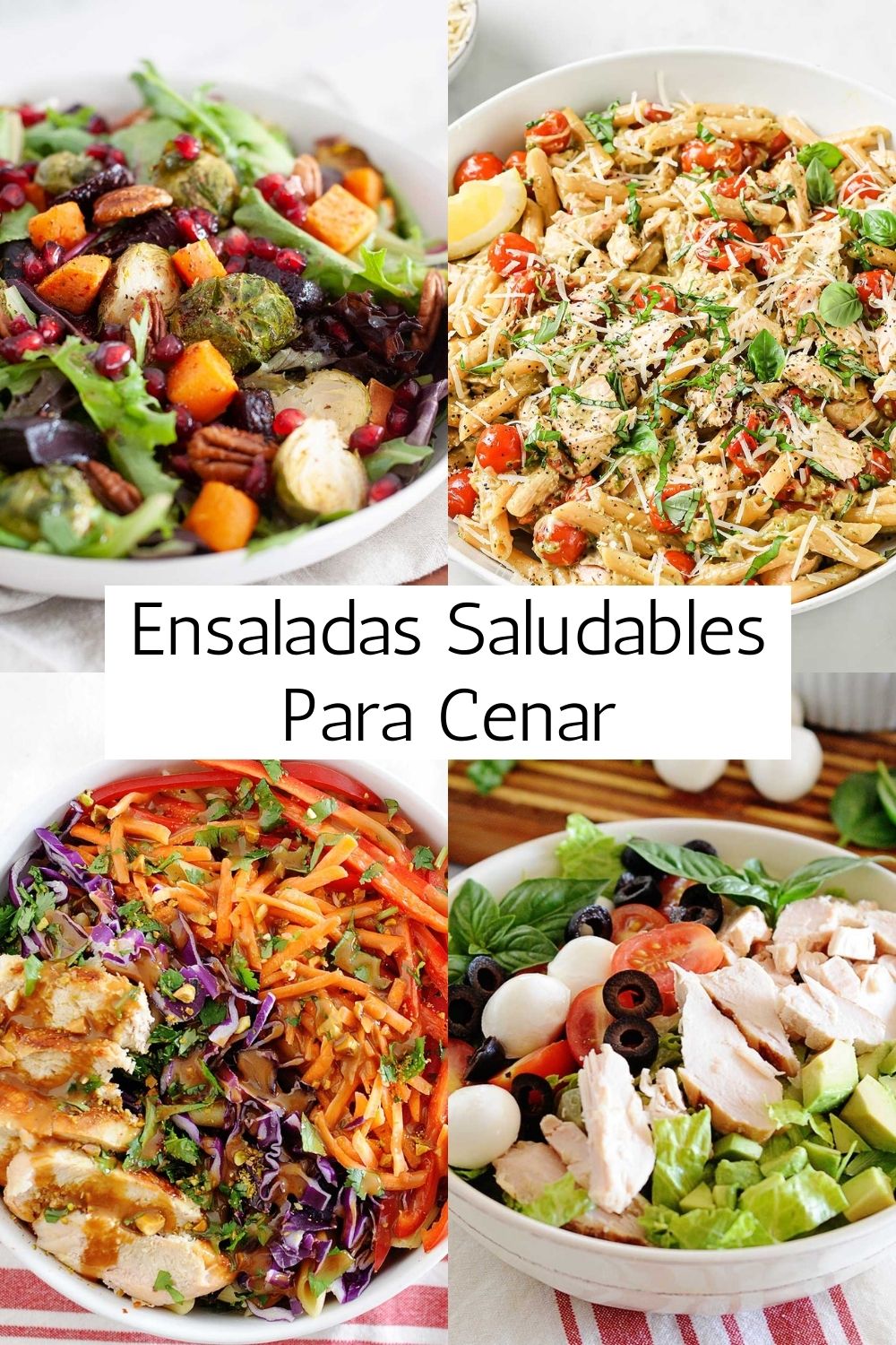 20 Ensaladas Saludables para Cenar | Fácil y Casero